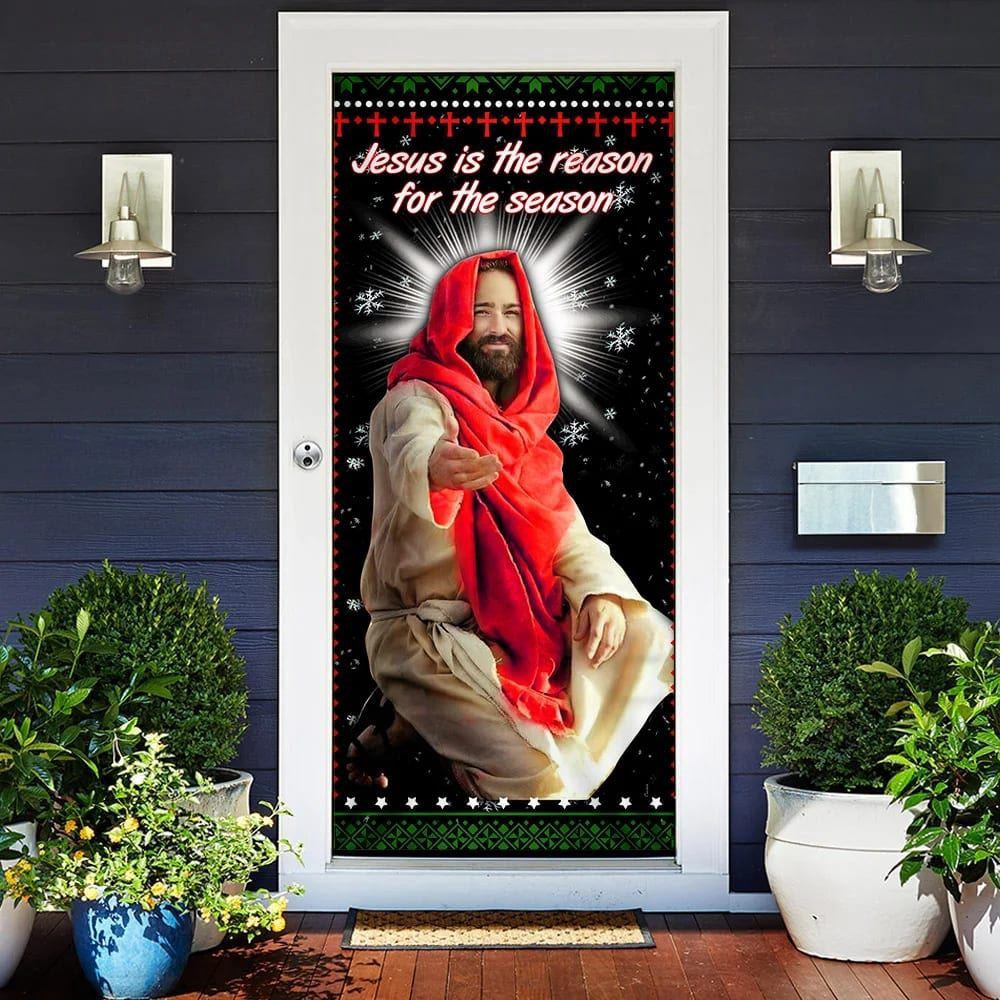 Christian Door Decorations, Reason For The Season Jesus Christ Christm ...