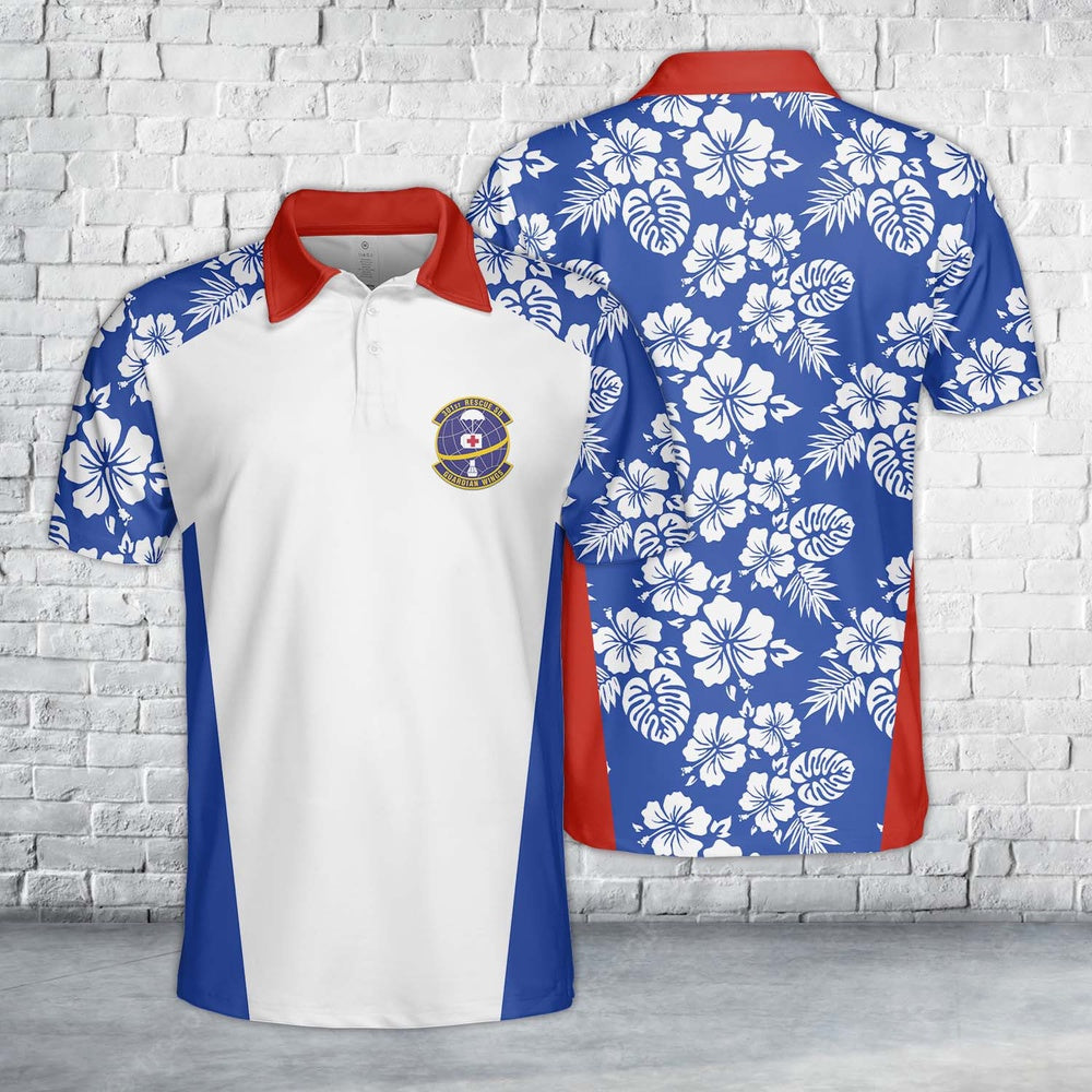Custom Name US Air Force 301st Rescue Squadron Polo Shirt, Veteran Pol ...