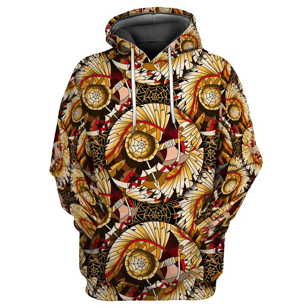 Indigenous Culture Native American All Over Printed Hoodie, Native Ame ...