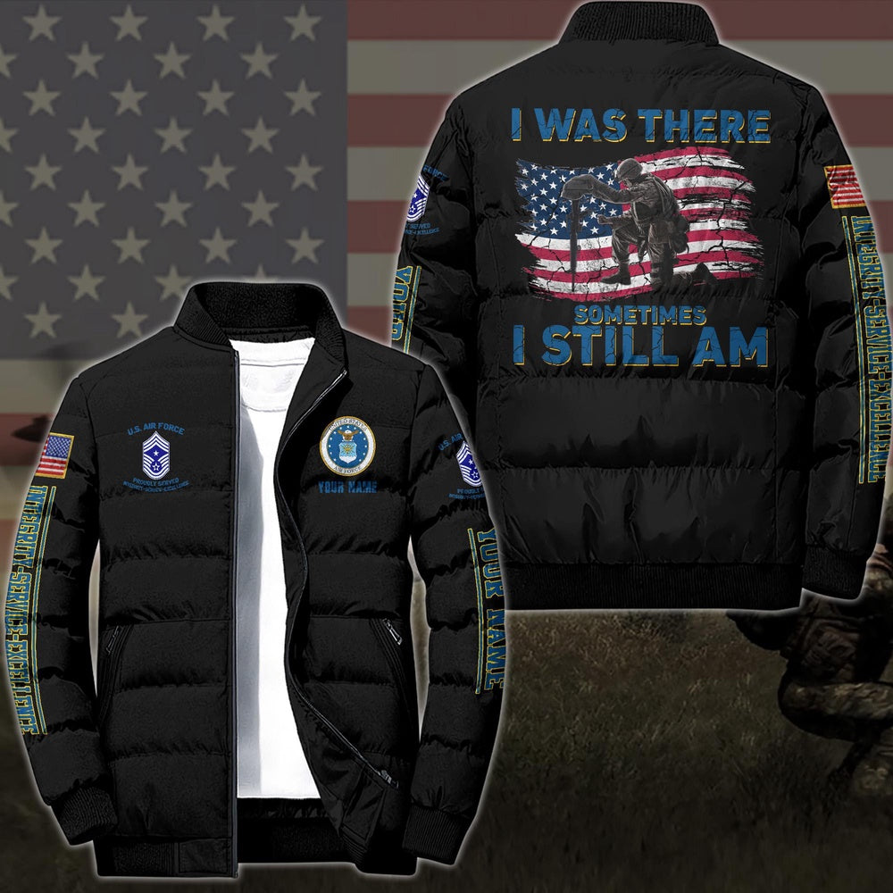 Air Force Puffer Jacket, US Air Force Sometimes I Still Am Puffer Jack ...