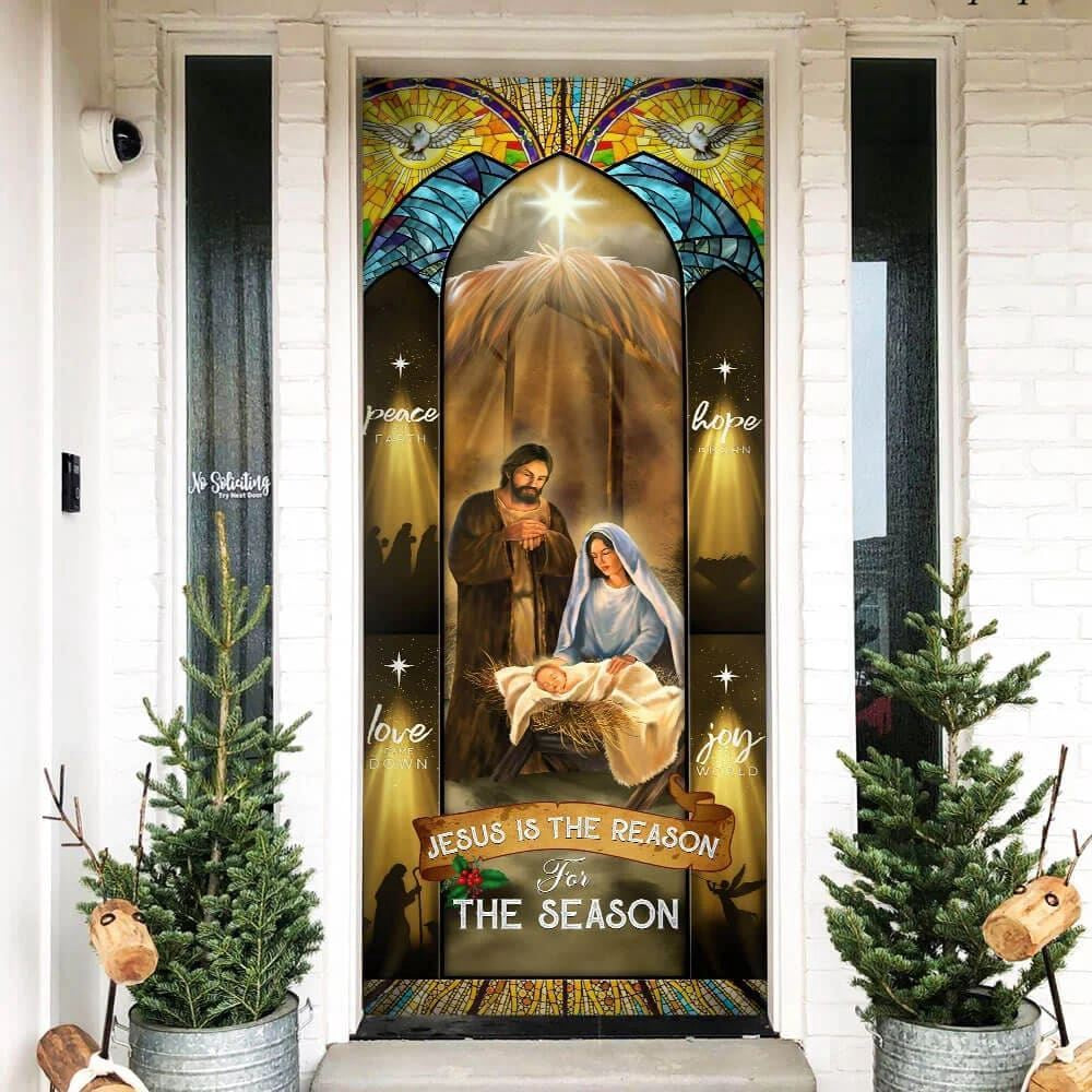 Christian Door Decorations, Jesus Is The Reason For The Season Christm ...