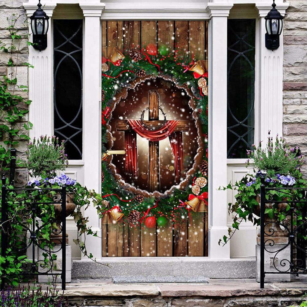 Christian Door Decorations, Jesus in Our Hearts Door Cover, Gift for C ...