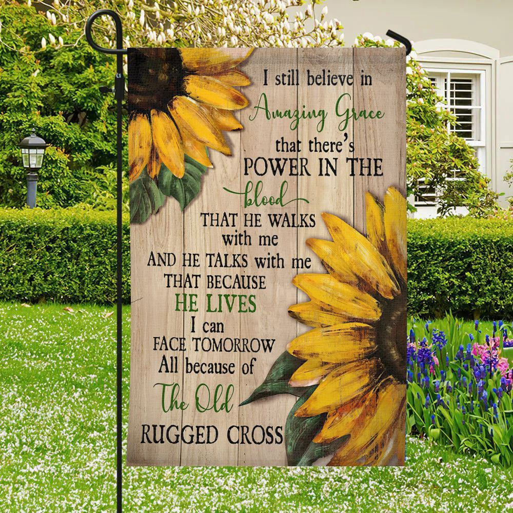 Christian Flag, I Still Believe In Amazing Grace Flag, Bible Verses Fl ...