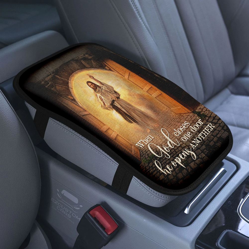 Jesus Way Maker Lion Of Judah Car Center Console Cover, Bible Verse Ar ...