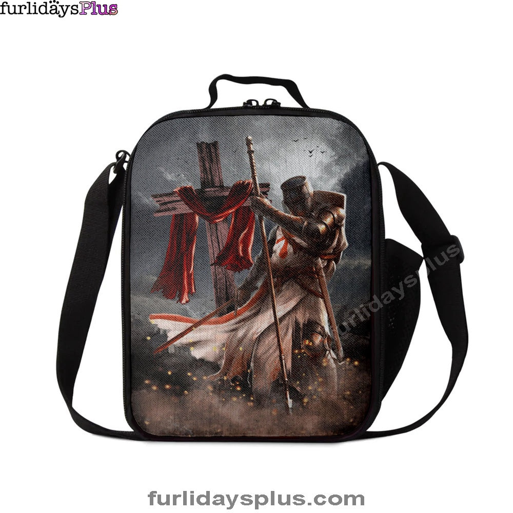 Knight Templar And Cross Jesus Lunchbag, Jesus Christ Lunch Bag, Chris ...