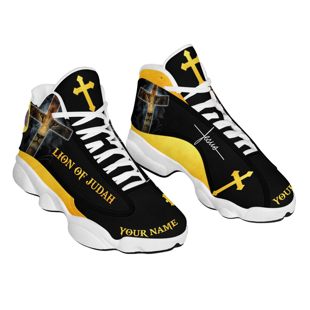 Lion Of Judah Customized Jesus Basketball Shoes, Jesus Christ Shoes ...