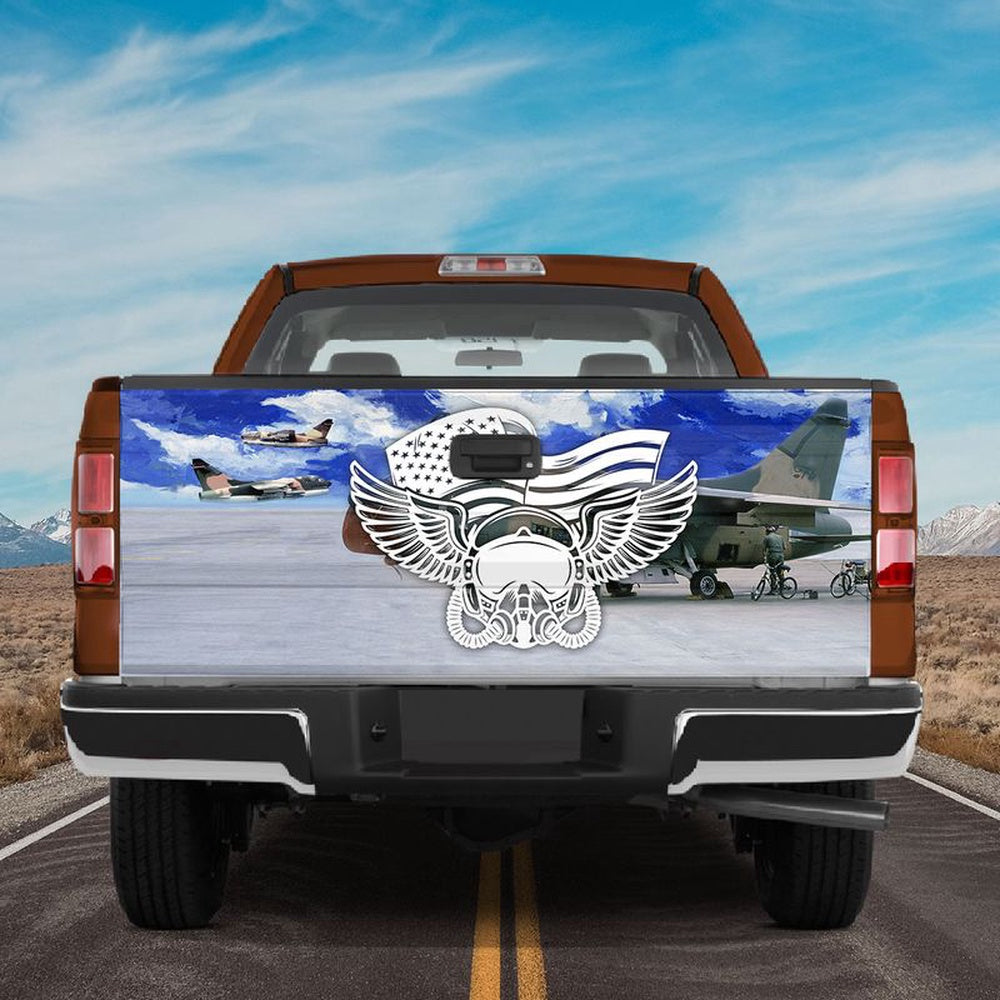 Military Car Wrap, American Air Force Tailgate Wrap Military Fighter C ...
