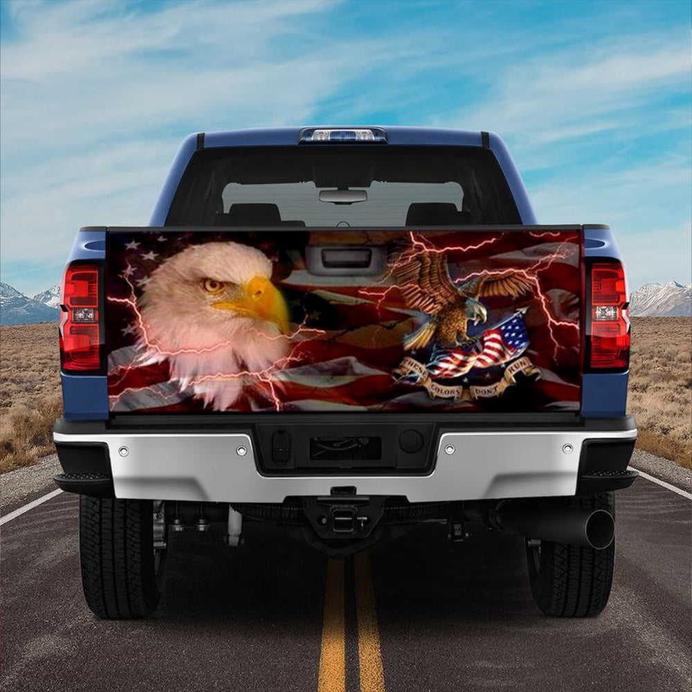 Military Car Wrap, American Eagle Truck Tailgate Wrap Eagle Patriotic ...