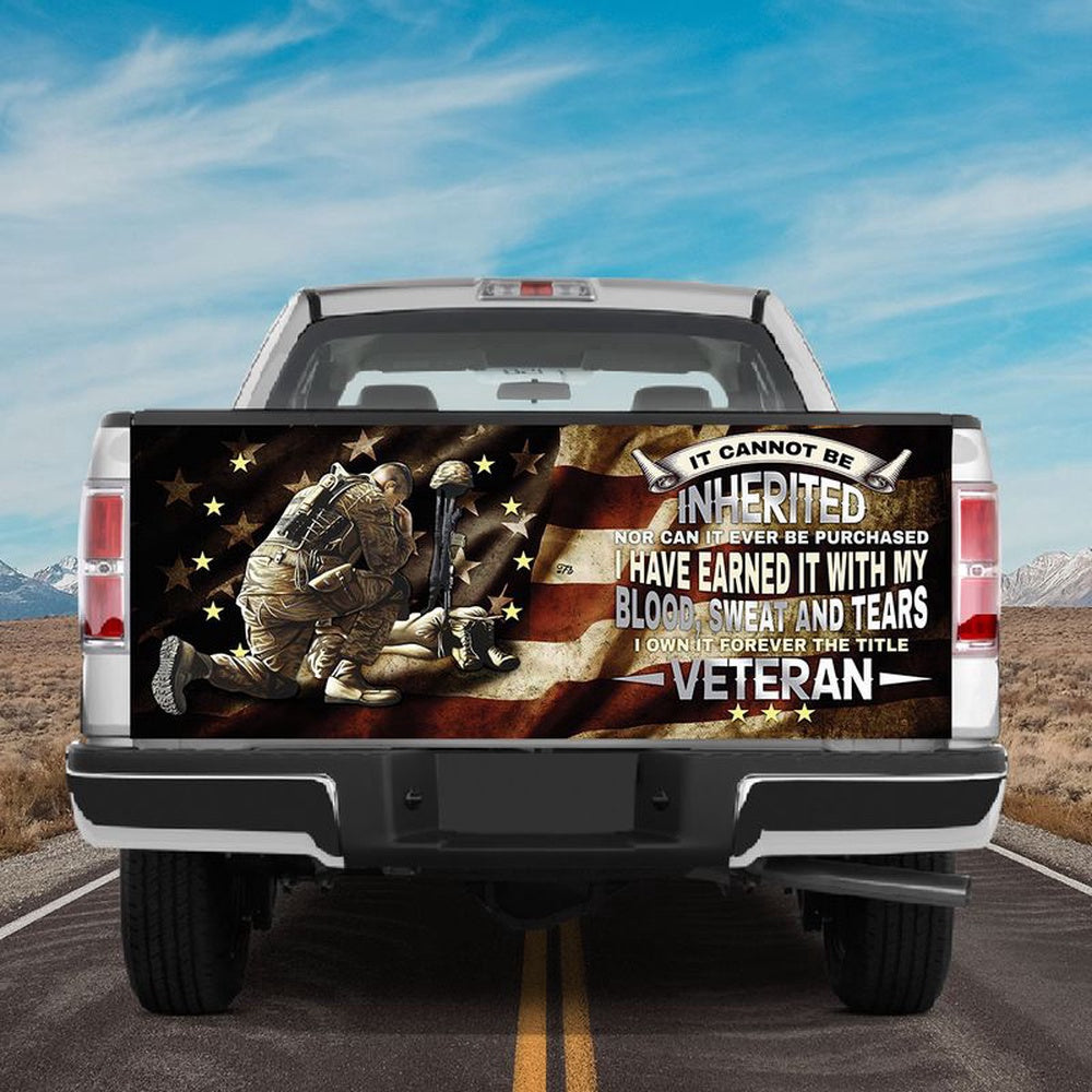 Military Car Wrap, American Veteran Truck Tailgate Wrap Decal It Canno ...
