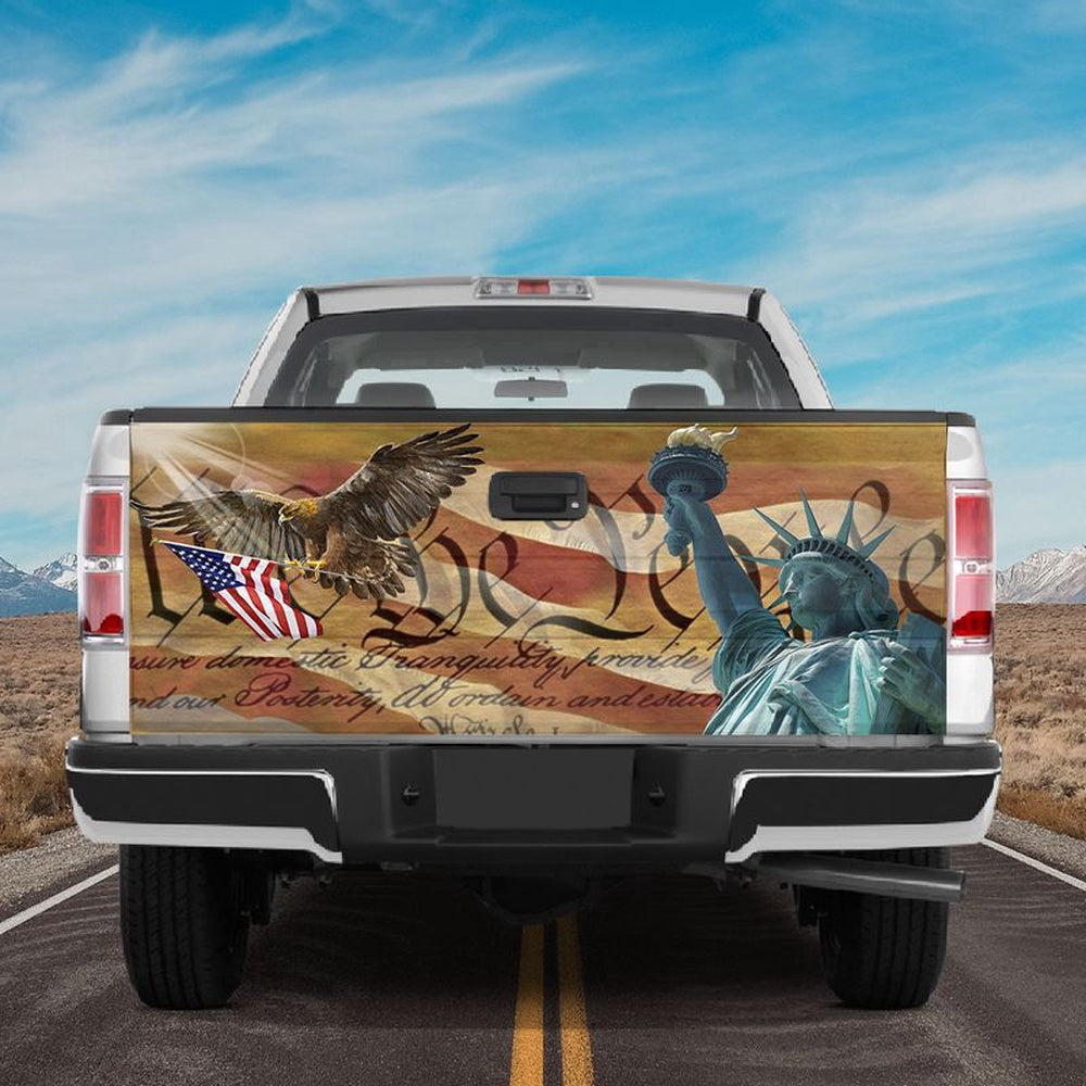 Military Car Wrap, We The People Tailgate Wrap American Eagle Tailgate ...