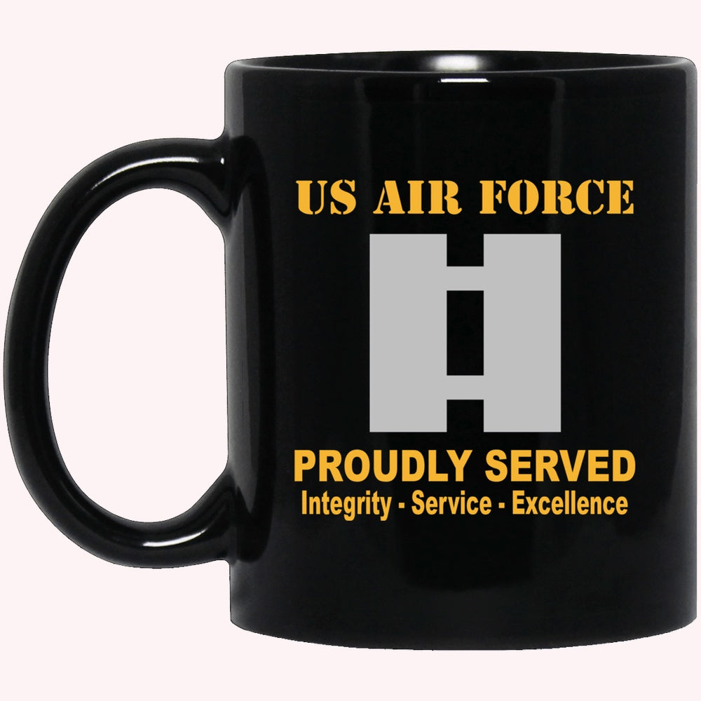 Military Coffee Mugs, US Air Force O-3 Captain Capt O3 Commissioned Of ...