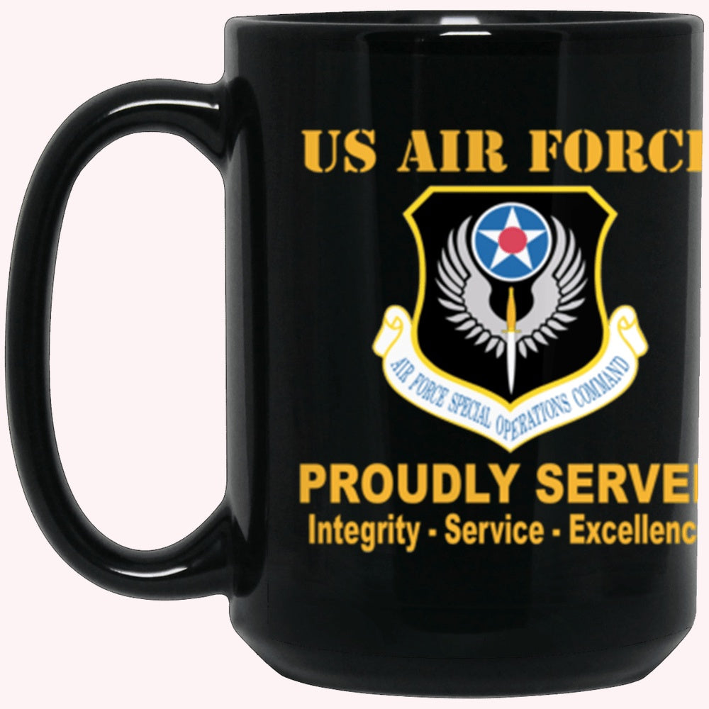Military Coffee Mugs, US Air Force Special Operations Command Proudly ...
