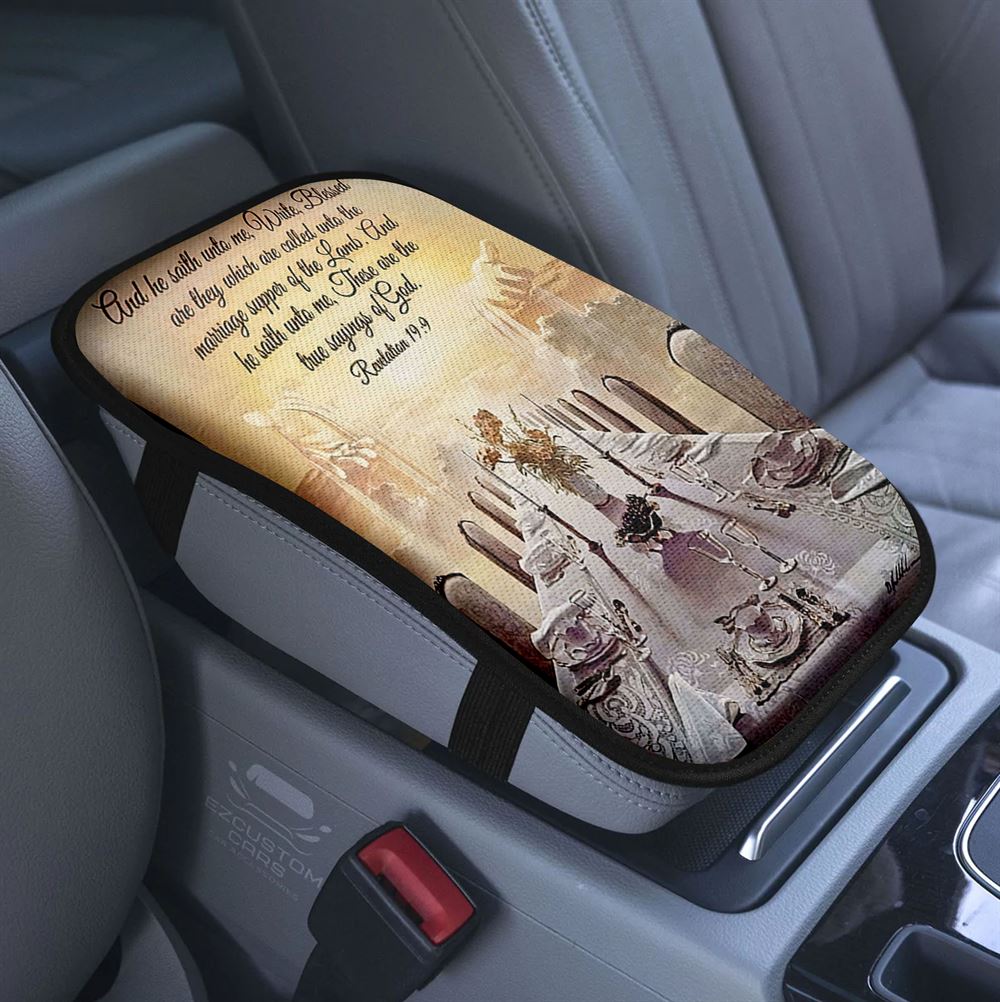 Revelation 199 Car Center Console Cover, These Are The True Sayings Of ...