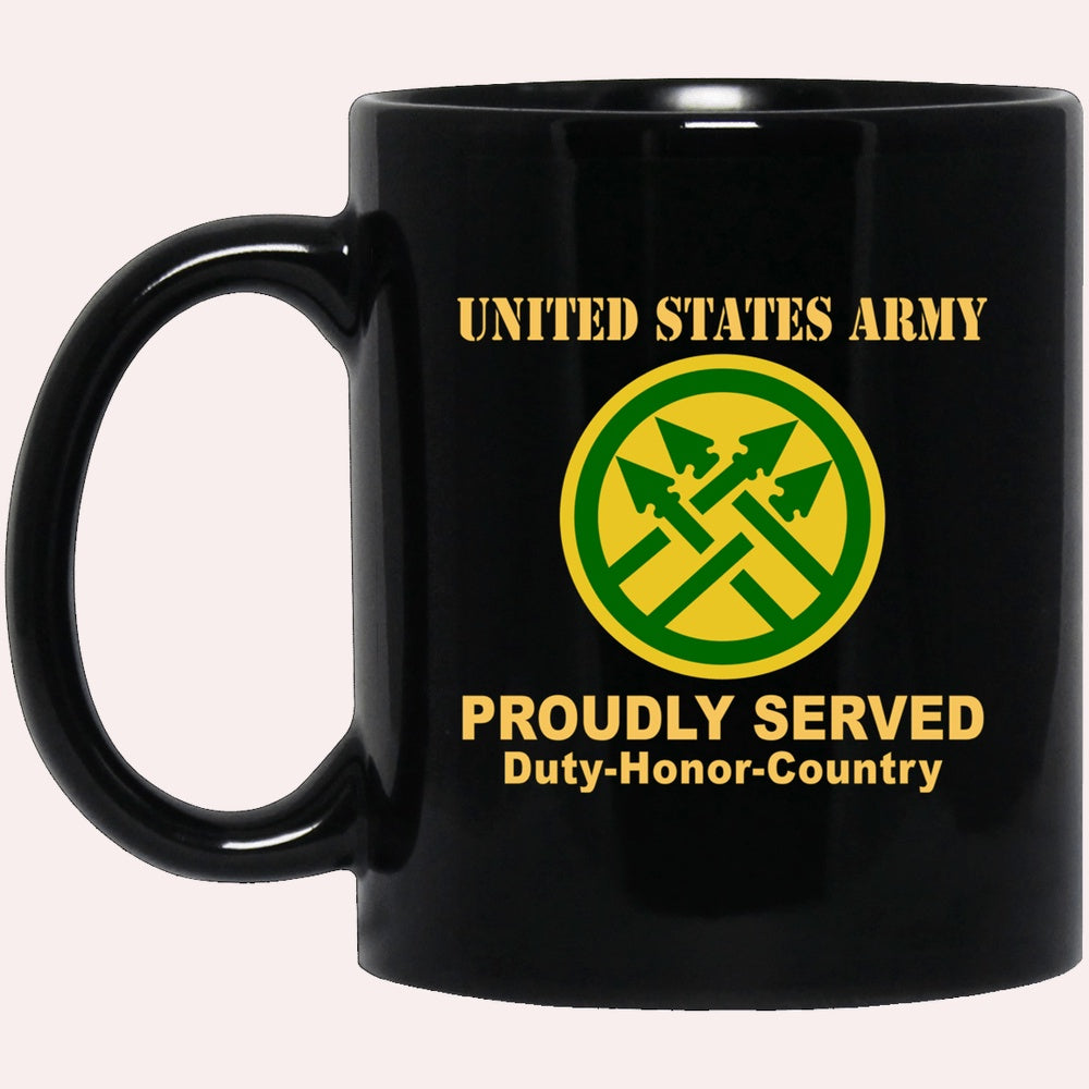 Us Army Mug, Veterans Mug, US Army 220TH MILITARY POLICE BRIGADE Black ...