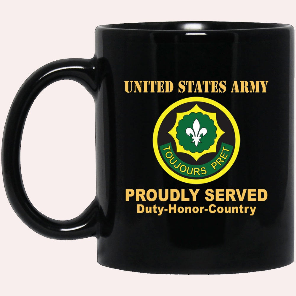Us Army Mug, Veterans Mug, US Army 2ND CAVALRY REGIMENT Black Mug, Us ...