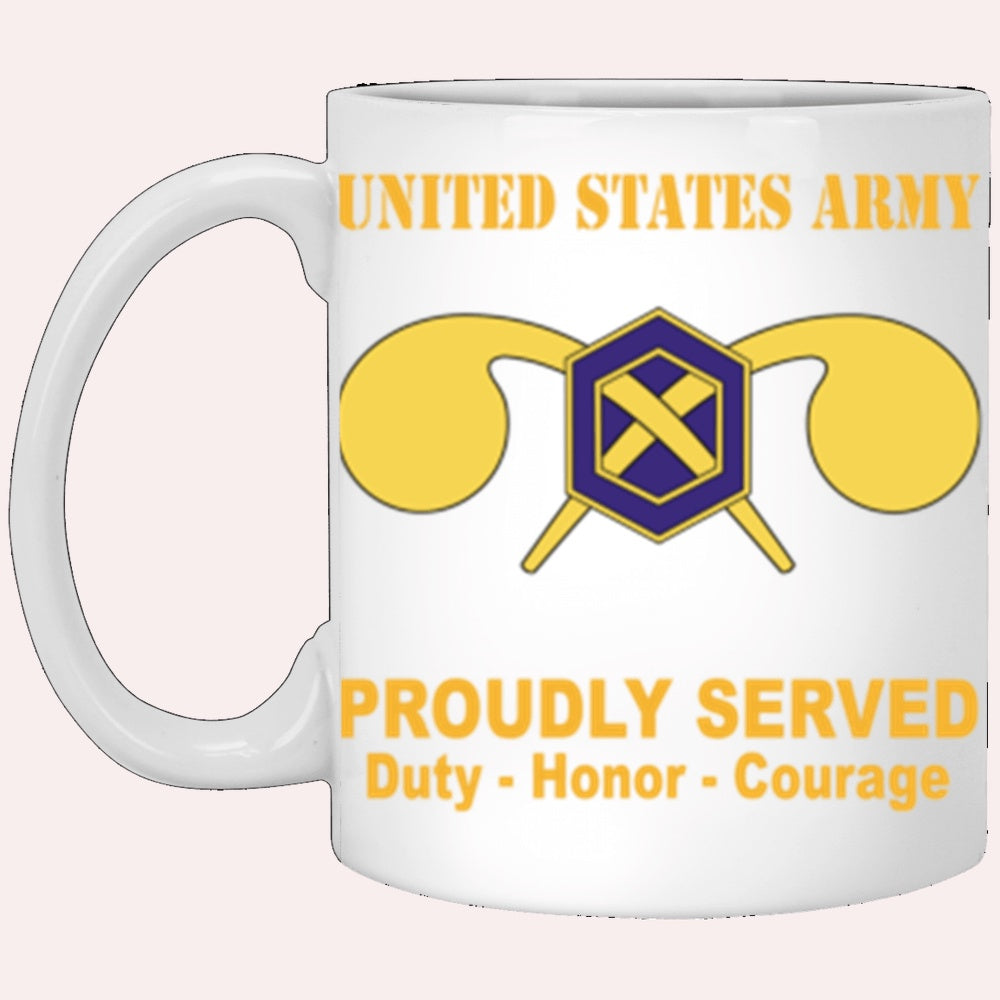 Us Army Mug, Veterans Mug, US Army Chemical Corps Proudly Served Core ...