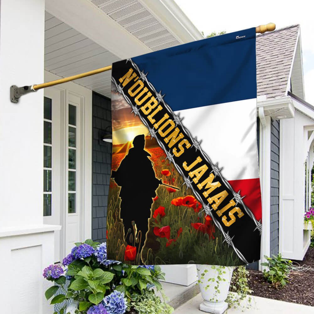Veteran Flag, Remembrance Day Flag Poppy Lest We Forget N'oublions Jam ...